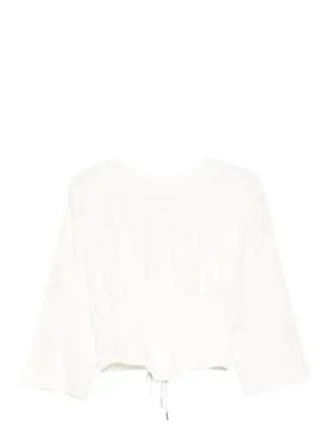 HAMZA Nyssa Corset T-shirt - White