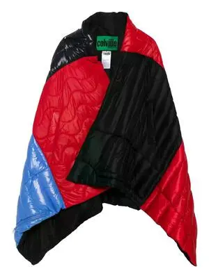 Colville Quilted Pillow Puffer Gilet - Red