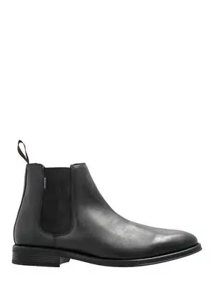 Paul Smith Cedric Elastic-sided Leather Chelsea Boots - Black
