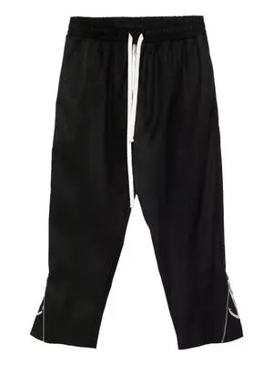 HAMZA Drawstring Trousers - Black