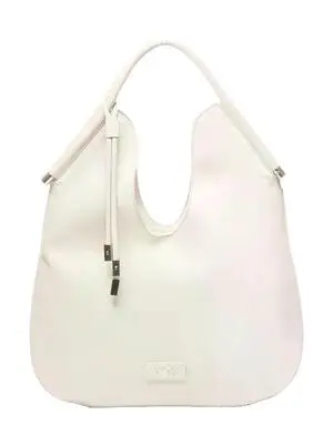 V°73 Curved-handle Tote Bag - White