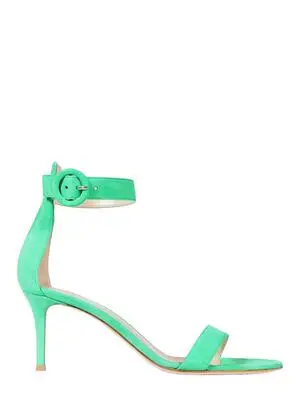 GIANVITO ROSSI 70mm Portofino Buckle-ankle-strap Sandals - Green