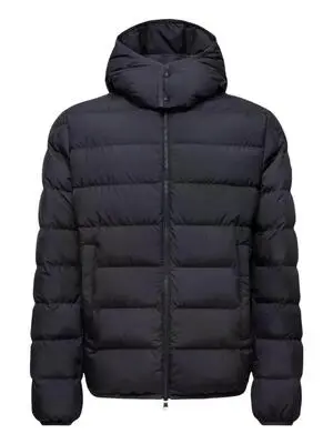 Moncler Quilted Hooded Jacket - Black