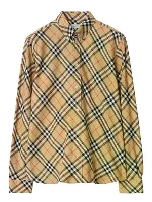 BURBERRY Check Cotton Shirt
