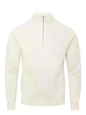 Orlebar Brown Lennard Merino Double-knit Sweater - Neutrals