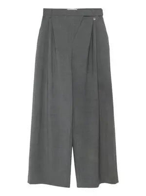 Giuseppe Di Morabito Pleated Wide-leg Trousers - Grey