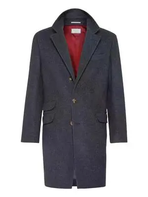 Brunello Cucinelli Cashmere Coat - Grey
