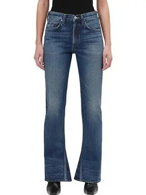 AGOLDE Mid-rise Boot-cut Jeans - Stencil