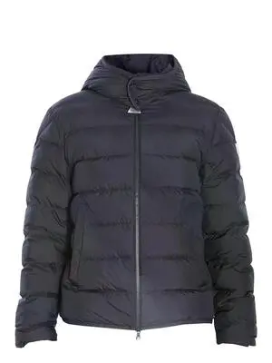 Moncler Montbrocq Removable-Hood Puffer Jacket Blue