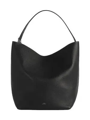 TOTEME Grain-leather Tote Bag - Black