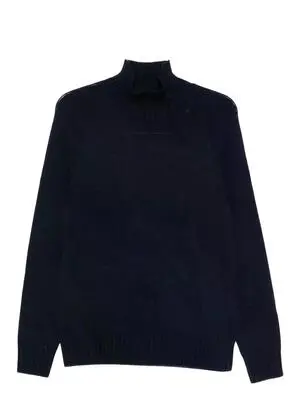 Eleventy High-neck Long-sleeve Sweater - Blue
