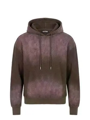 PROTÉMOA Tie-dye Effect Hoodie - Brown