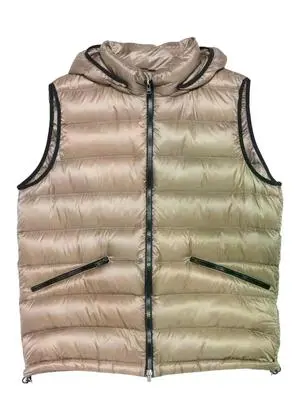 Herno Hooded Padded Gilet - Neutrals