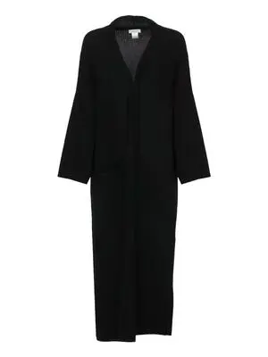 Avant Toi Long-sleeve Open-front Cardigan - Black