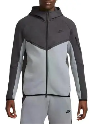 Nike Tech Fleece Windrunner Zip-up Hoodie - Grey