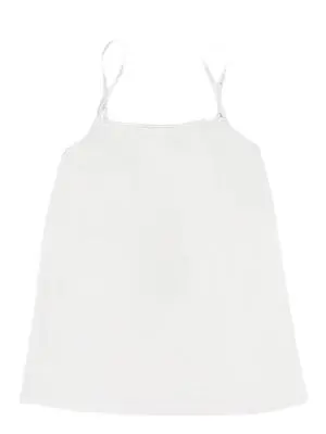 Callipygian Cotton Tank Top - White