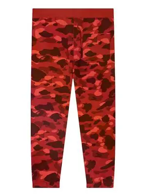 A BATHING APE® Camo-print Sweatpants - Red