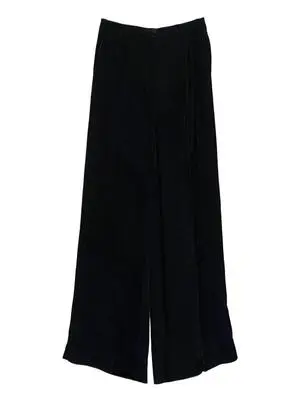 FORTE_FORTE Pleated Wide-leg Trousers - Blue