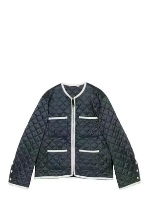 Max Mara Celeste Quilted Jacket - Blue