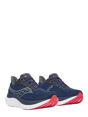 Saucony Triumph 23 Running Shoe Navy/red