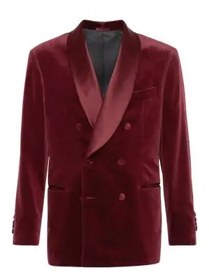 Brunello Cucinelli Tuxedo Jacket - Amaranth