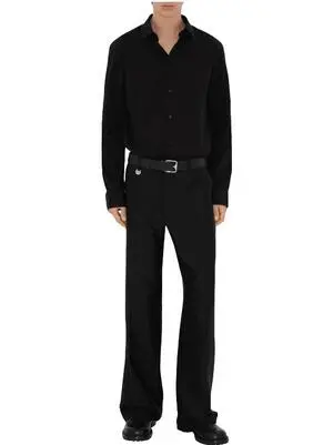 Burberry Cotton Formal Shirt - Black