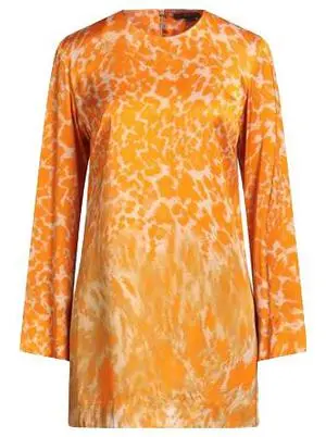 SEVENTY VENEZIA Flared Mini Dress - Orange