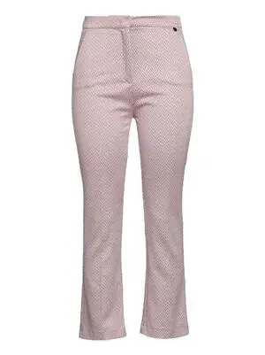 LIU •JO Bootcut Jacquard Knit Pants - Pink