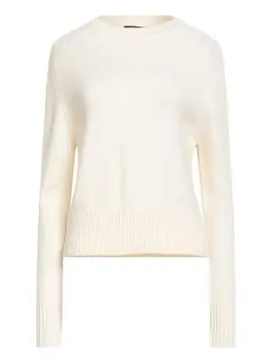 Maje Sweater In Cashmere Blend - White