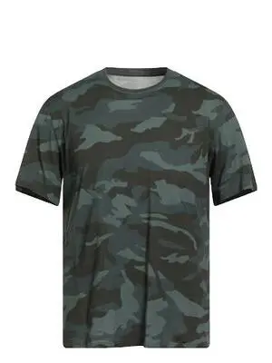Majestic Filatures T-shirt Military Size Cotton - Green