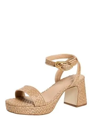 Larroude Dolly Verona Low Sandals - Natural