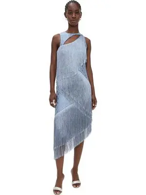 Alexis Costa Maxi Dress - Blue Jacquard