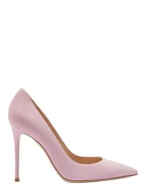 GIANVITO ROSSI 105 Suede Pumps - Pink