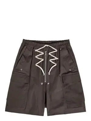 Rick Owens Stretch-cotton Cargo Shorts - Brown