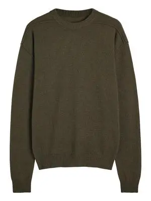 Rick Owens Cashmere-blend Jumper - Khaki