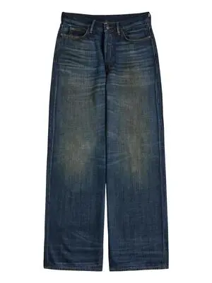 Acne Studios Wide-leg Denim Jeans - Dark Blue
