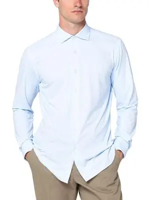 XACUS Active Twill Shirt - Light Blue