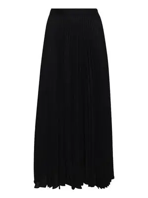 Wardrobe.NYC Pleated Column Skirt - Black