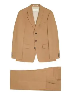 Dries Van Noten Single-breast Wool Suit - Brown