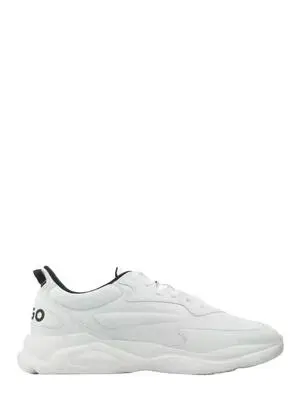 Hugo Logo Detail Chunky Trainers - White