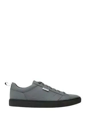 Hugo Lace-up Leather Trainers - Grey