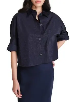 TWP Crystals Cotton Button-Up Shirt