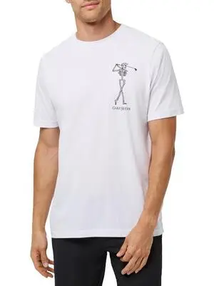 Travis Mathew Golf Sucks Graphic T-shirt - White