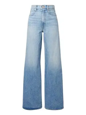 SLVRLAKE Eva High-rise Wide-leg Jeans - Blue
