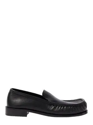 Dries Van Noten Leather Loafers - Black