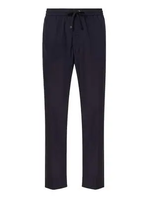 Moncler Technical Straight Pants - Blue