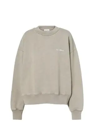 Attico Cotton Jersey Sweatshirt - Grey