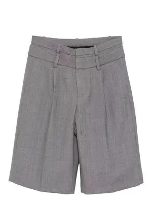 JNBY Straight-leg Wool Shorts - Grey