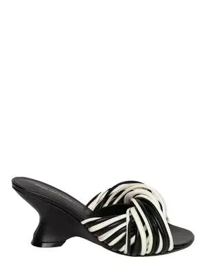 Dries Van Noten 75mm Open-toe Leather Sandals - White