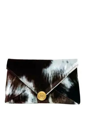 Dries Van Noten Printed Envelope Mini Bag - Brown